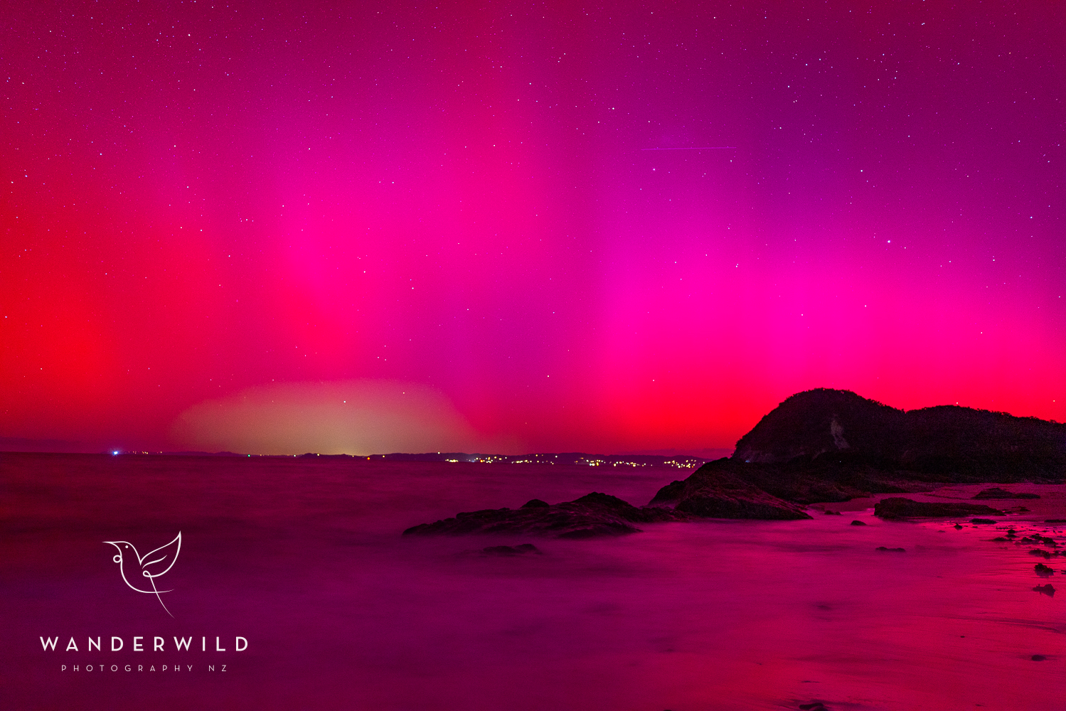 Aurora Australis in Northland! - Wanderwild Photography NZ